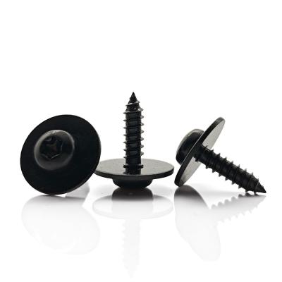 China ISO 898-1 ASTM F1941 Black Oxide Self Tapping Screw for Vehicle Body Fender Retainer Clips for sale