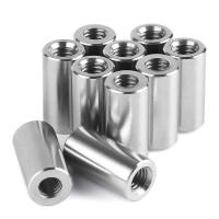 China M6 Stainless Steel Coupling Nut DIN Standard 6.8 Grade 30mm Length for sale