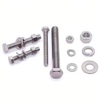 China ANSI Standard Finish ZINC M8 M10 304 Stainless Steel Nut Bolts for Industrial Applications for sale