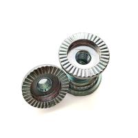 China Carbon Steel Custom Flange Lock Nut with Anti-Loosening Design for Heavy Industry for sale