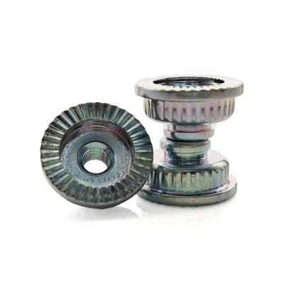 China Carbon Steel Custom Flange Lock Nut with Anti-Loosening Design for Heavy Industry for sale