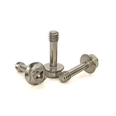 China 316 Stainless Steel Hex Flange Head Captive Screw for Heavy-Duty Applications for sale