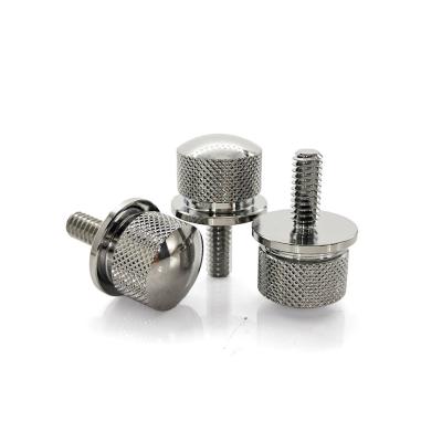 China CNC-Machined M3-M12 Custom Thumb Screw with Non-Standard Thread and Knurled Grip - ISO 9001 Certified for sale