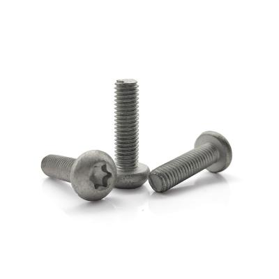 China ROHS Certified M5-M12 Dacromet Grey Pan Head Screw – Torx T30 Drive for Heavy-Duty Applications for sale