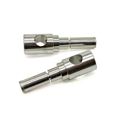China Custom CNC Turned Stainless Steel Metal Connector ±0.005mm Tolerance with Special Head and ZINC Finish for sale