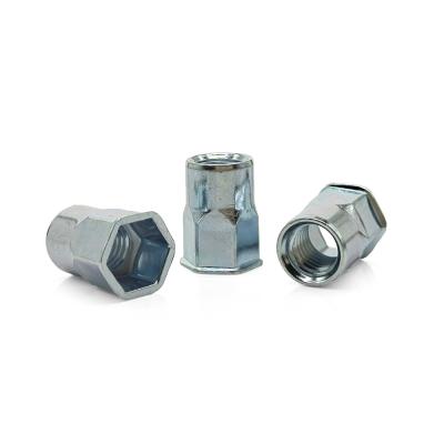 China Passivated Finish M4/M5/M6 Zinc Plated Hex Rivet Nut for Sheet Metal Assembly for sale