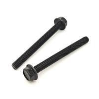 China Black Zinc Plated Hex Flange Bolt 8.8 Grade M8-M12 DIN 6921 for Engine Brackets for sale