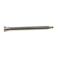 China Custom Countersunk Phillips Machine Screw with Plain Finish Non-Standard Thread Tail in Stainless Steel for sale
