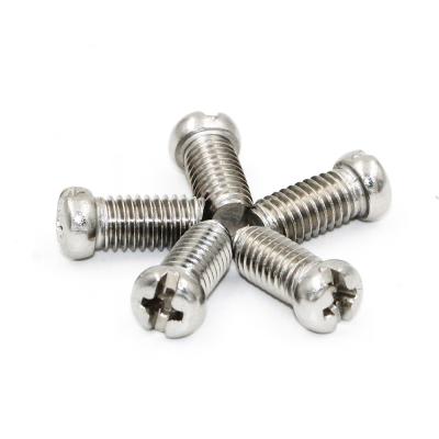China A2-70 Stainless Steel Round Head Phillips Precision Screw with M1.6/M2/M2.5 Micro Size for Corrosion Resistant Electronics for sale