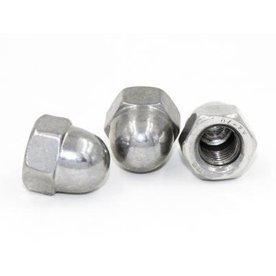 China A2/A4 Stainless Steel Dome Cap Nut with M6/M8/M10/M12 Sizes and ISO 3506 Compliance for sale