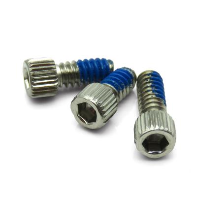 China A2-70 Stainless Steel Hex Socket Screw – Cylinder Head with Straight Knurling for Precision Machinery for sale