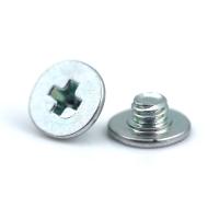 China Zinc Plated M1.7 Phillips Flat Head Micro Screw – 1.7mm Length for Electronics/Optical Devices for sale
