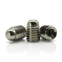 China Custom Stainless Steel Hex Socket Ball Point Grub Screws with ISO9001:2015 Certification M1-M20 Diameter 6mm-150mm Length for sale