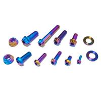 China Oem Titanium Bolt M5 M6 M8 M10 Gr5 Titanium Bolts for Motorcycle for sale