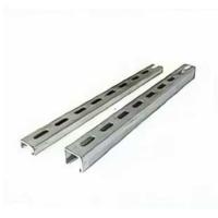 China Solar Panel Mounting Brackets 3m 6m Rails Solar Strut Channel For Ground Screw Roof Mounting for sale