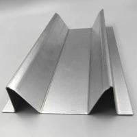 China Anti Slip Solar Metal Drainage Channel Silvery / Photovoltaic Water Drainage Channel for sale
