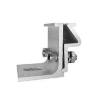 China Anodized Aluminum Solar Panel Mounting Clamps UV Resistant For Snow / Wind Load 1.5KN/M2 Installation for sale