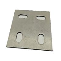 China Rectangular Anodized Galvanized Iron Embedded Steel Plate Curtain Wall Accessories for sale
