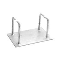 China Premium Silver Aluminum Fixture Embedded Parts For Curtain Wall System for sale