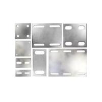 China Silver Aluminum Alloy Curtain Wall Embedded Steel Plates With Anodized Surface for sale