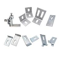 China Multifunctional Powder Coated Curtain Wall Corner Code Screw Fixing for sale