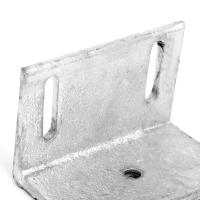 China Powder Coated Customizable Height 90\u00b0 Curtain Wall Anchors Corner Code For Curtain Walls for sale