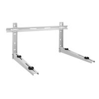 China Sleek Wall Mount AC Air Conditioner Support Bracket Frame With Hardware for sale