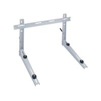China Universal Easy To Install Outdoor Wall Mounting Bracket For Air Conditioner Condensing Unit In White for sale