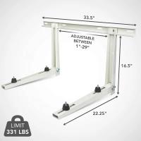 China Sleek And Durable Air Conditioner Bracket / Steel Ac Wall Mount Bracket for sale