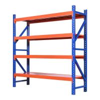 China Sturdy Powder Coated 4 Tier Heavy Duty Shelf With Adjustable Shelves for sale