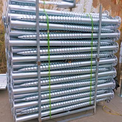 China Hot Dip Galvanizing Solar Ground Screw Foundationfor Ground Solar System for sale