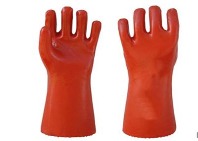 China Chemical Proof PVC Coated Gloves 12 Pairs Non Toxic for Machinery Manufacturing for sale