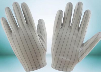 China ESD Disposable Clean Room Gloves 100% Polyester with Carbon Fiber Anti Static Lint Free S M L XL for sale