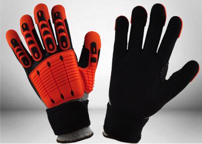 China 13 Gauge Impact Resistant Mechanic Safety Gloves EN388 4543 Cut Level 5 for sale