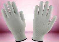 China Slip Proof Cotton Knitted Gloves 13 Gauge 100% Polyester Seamless Work Gloves Size 7-11 for sale