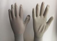 China Light Weight PU Coated Gloves 13 Gauge Nylon Liner High Durability Comfortable Hand Feeling for sale