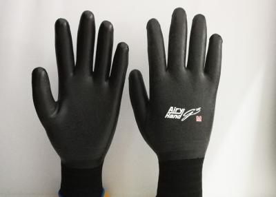 China 15 Gauge Nylon Latex Coated Gloves EN388 Breathable Safety Work Gloves 600 Pairs Per Month for sale