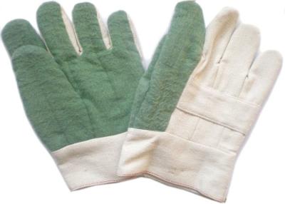 China Cotton Canvas Heat Resistant Work Gloves 8oz Knit Cuff Gardening Gloves for sale