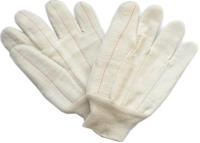 China Cotton Canvas Heat Protection Gloves 8oz Single Layer with Knit Wrist Cuff 26cm for sale