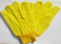 China Yellow Warm Fleece Gardening Working Gloves with Knit Wrist for Winter Use S-XXL for sale