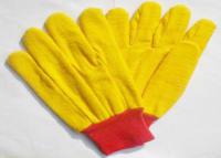 China Yellow Warm Fleece Gardening Working Gloves with Knit Wrist for Winter Use S-XXL for sale