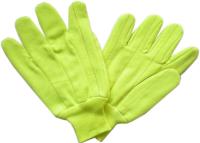 China Warm Fleece Lined Cotton Canvas Work Gloves 12 Pairs Knit Wrist Winter Gardening for sale