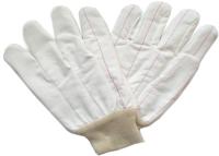 China Dyed Green Cotton Hot Mill Gloves Heat Insulated 18 oz to 32 oz Knit Wrist for sale