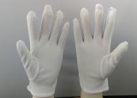 China ESD Stripe Splicing Anti Static Hand Gloves Point Plastic Washable Material for sale
