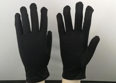 China Zero Scratches Jewelry Cleaning Gloves Large Size 23cm Length Machine Washable Microfiber for sale