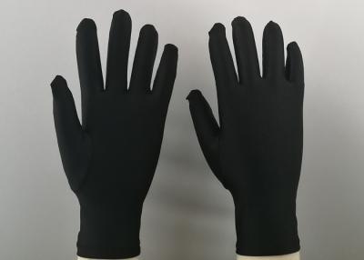 China Four Way Elastic Cotton Cosmetic Gloves 88% Nylon 12% Spandex Reusable Cleaning Gloves for sale