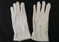 China Ecological Textile Fabric Marching Band Gloves Comfortable Hand Feeling for sale