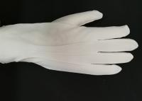 China 100% Tricot Nylon Marching Band Gloves With Three Stitches Lines On Back for sale