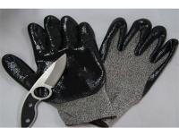 China Anti Cut Level 3 Cut Resistant Gloves HPPE Shell Material Delicate Design for sale