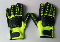 China TPR Back Sewing Mechanic Work Gloves Eco Friendly Cut Level 5 Anti Impact 13 Gauge for sale